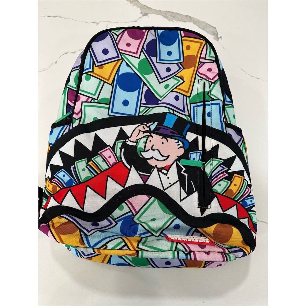 Sprayground Monopoly Money Backpack Wall Street - Gem